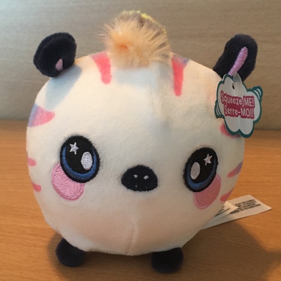 Squeezamals | Toys | Nwt 4 Colors Correct Zachry Zebra Squeezamals ...